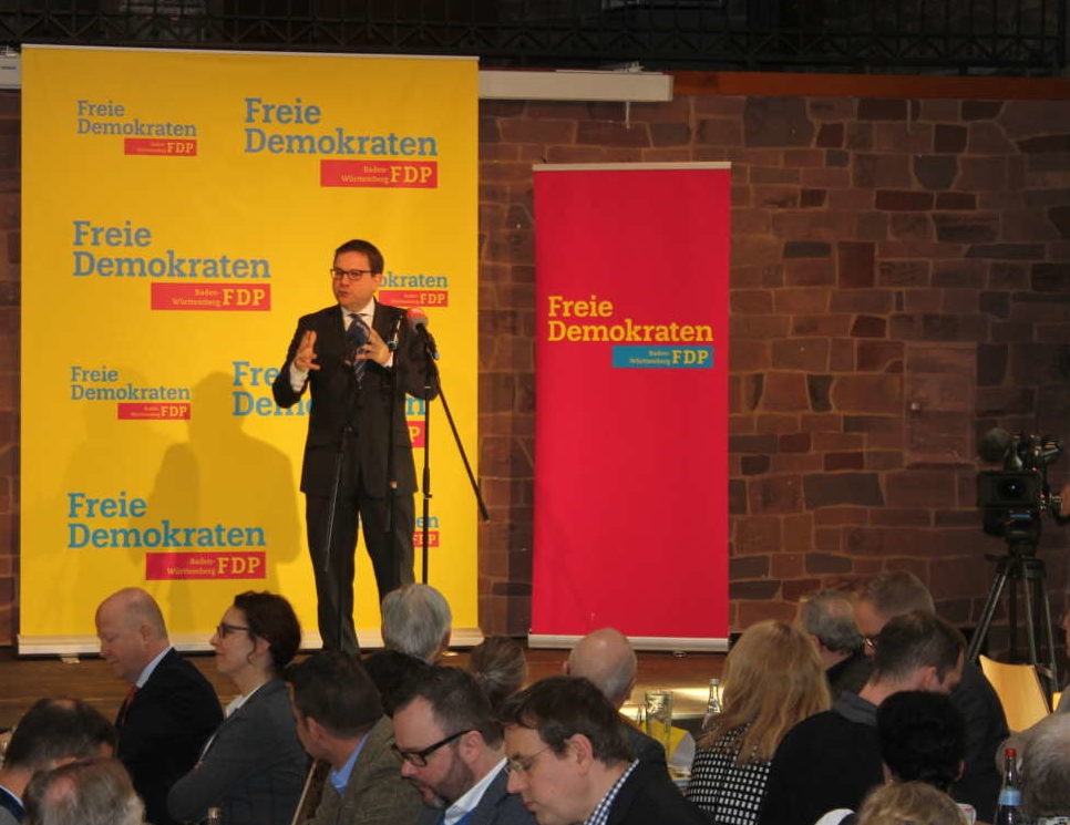 Stefan Ruppert auf dem Politischen Aschermittwoch | FDP Hessen